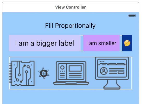 Exploring UIStackView Distribution Types