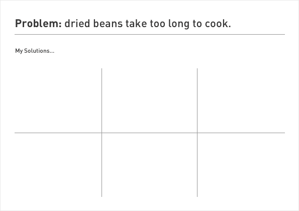 Design Thinking Toolkit, Activity 20 - 2x3