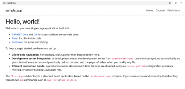 Dockerizing An Asp React App