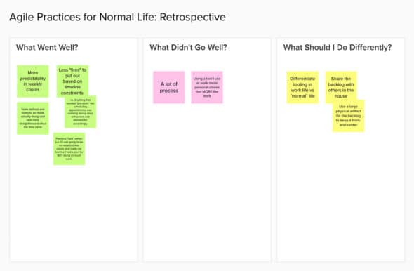 How to Use Agile Practices in Normal Life: Sprint Retrospective