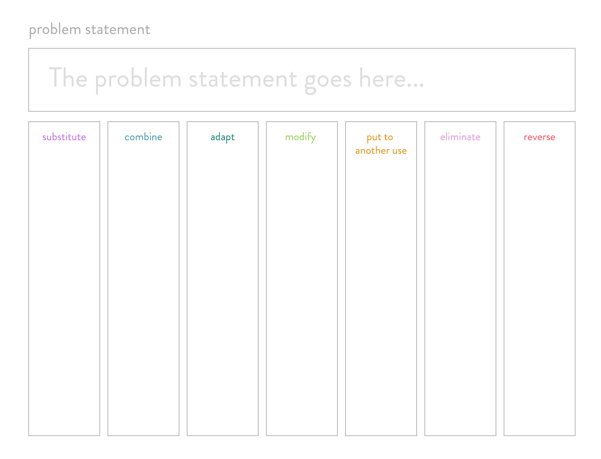 Design Thinking Toolkit, Lesson 29 - SCAMPER