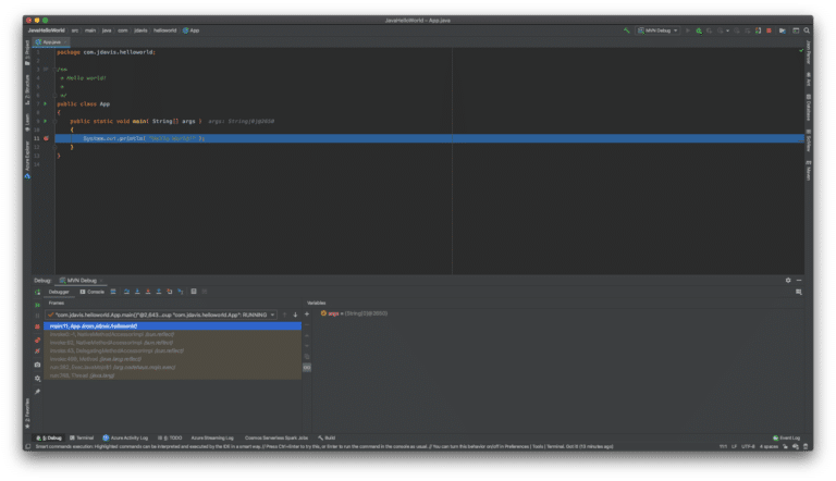 Connecting The Intellij Idea Debugger To A Maven Execution