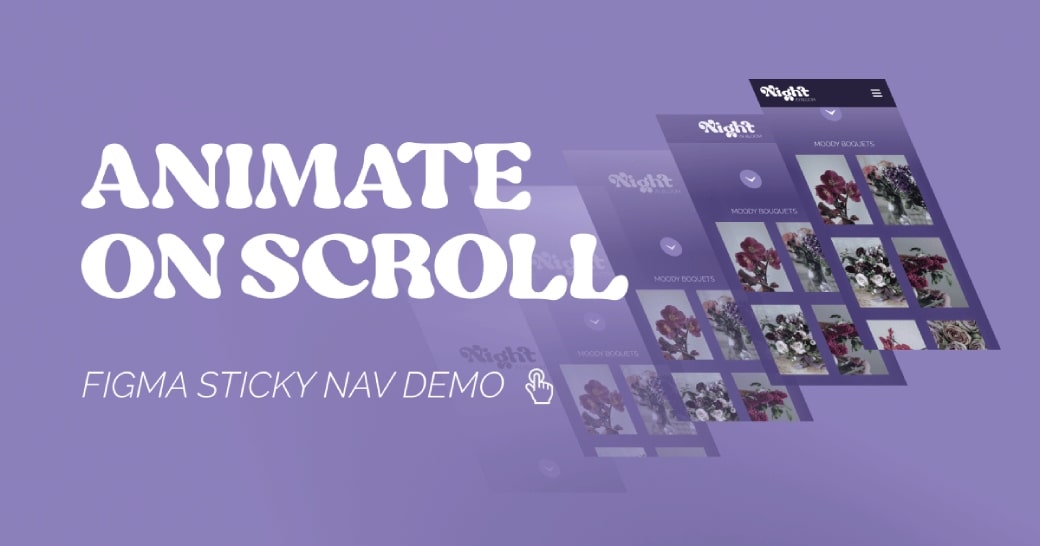 Figma How To Animate On Scroll For A Sticky Header