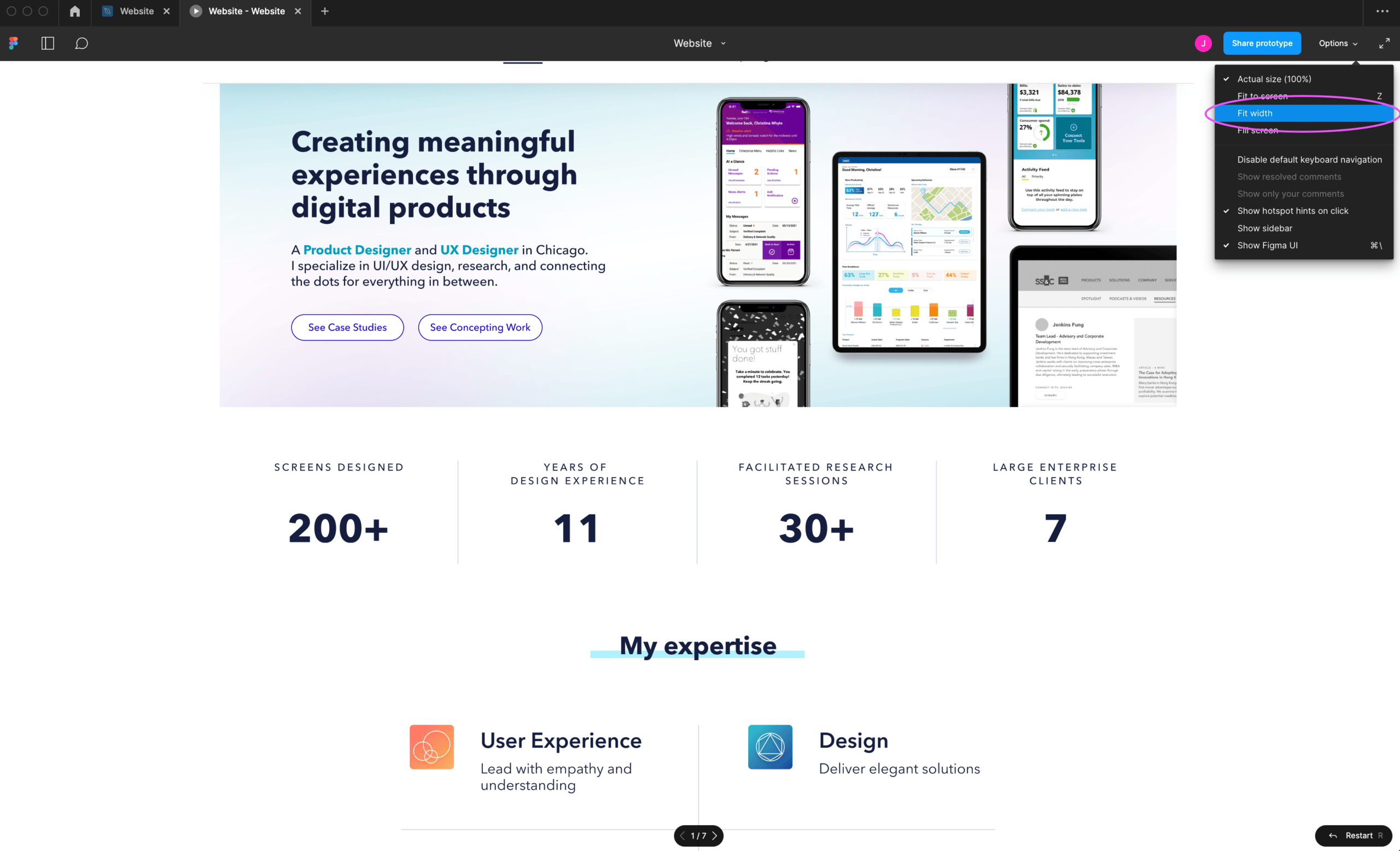 Figma for Your Design Portfolio, Part 2: Building Your Portfolio in Figma