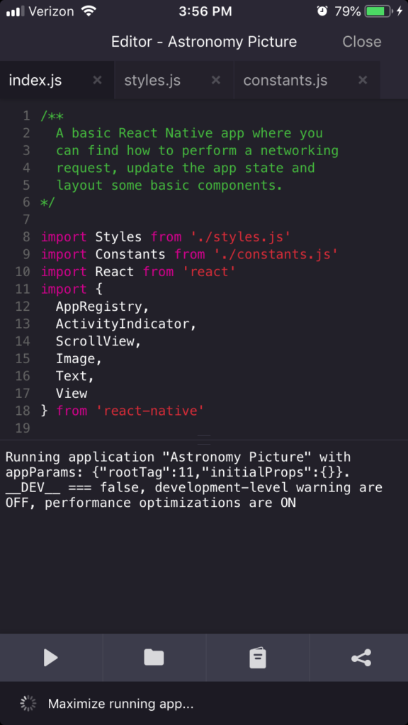 Play.js Review – Writing an iOS App on Your Phone