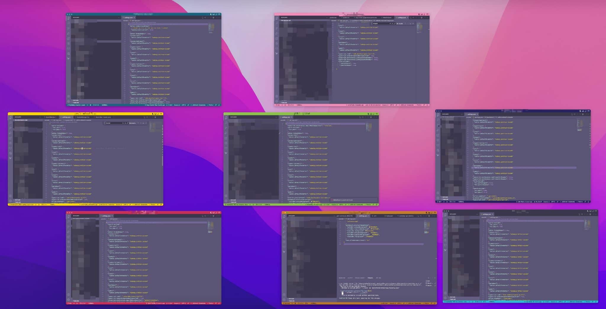 Customize VS Code Colors for a Multi-Repo Project