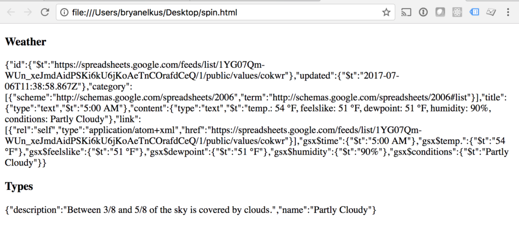 Multiple HTTP Requests for an AngularJS + Google Sheets Prototype