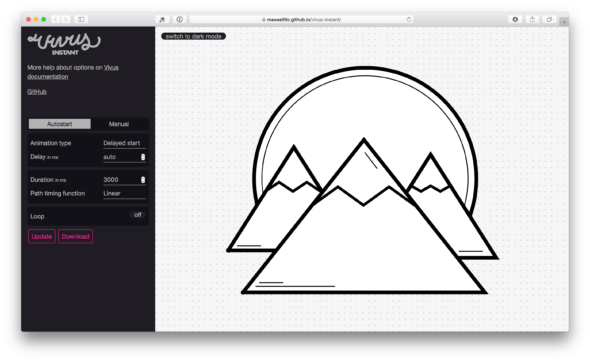 A Simple Way To Quickly Animate SVGs with Vivus.js