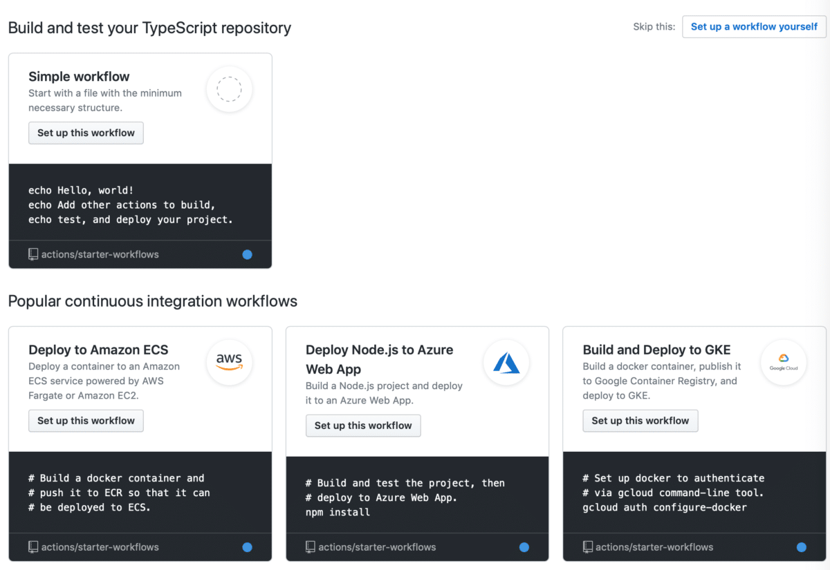 Setting up GitHub Actions for a React/Node Project