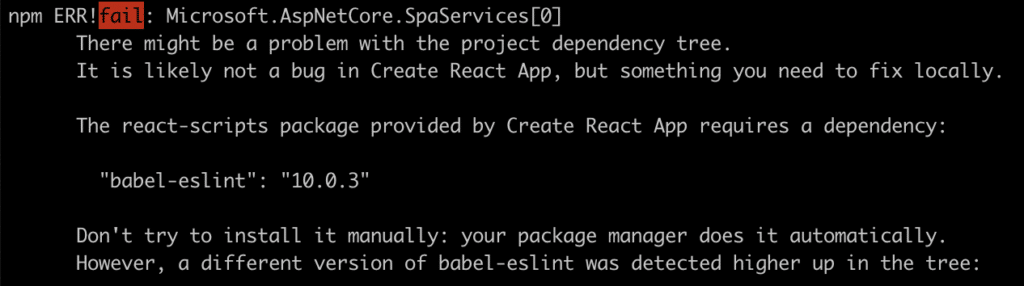Dockerizing an ASP.NET + React App