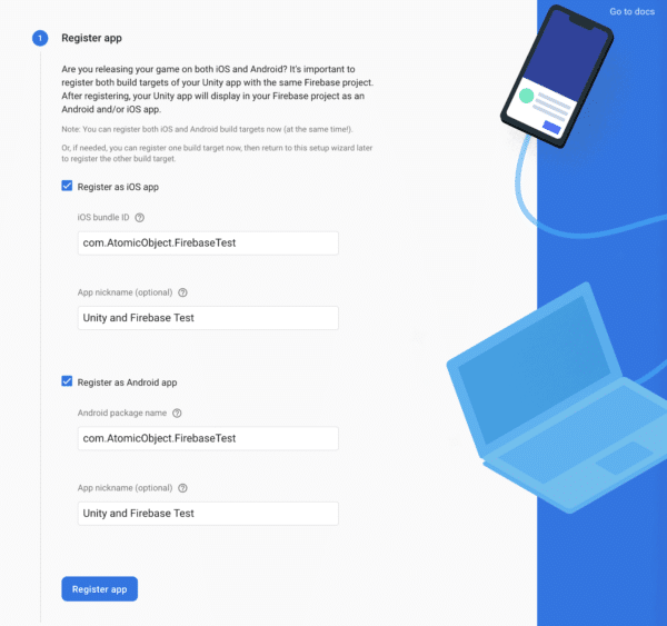 Firebase with Unity – Part 1: Project Setup