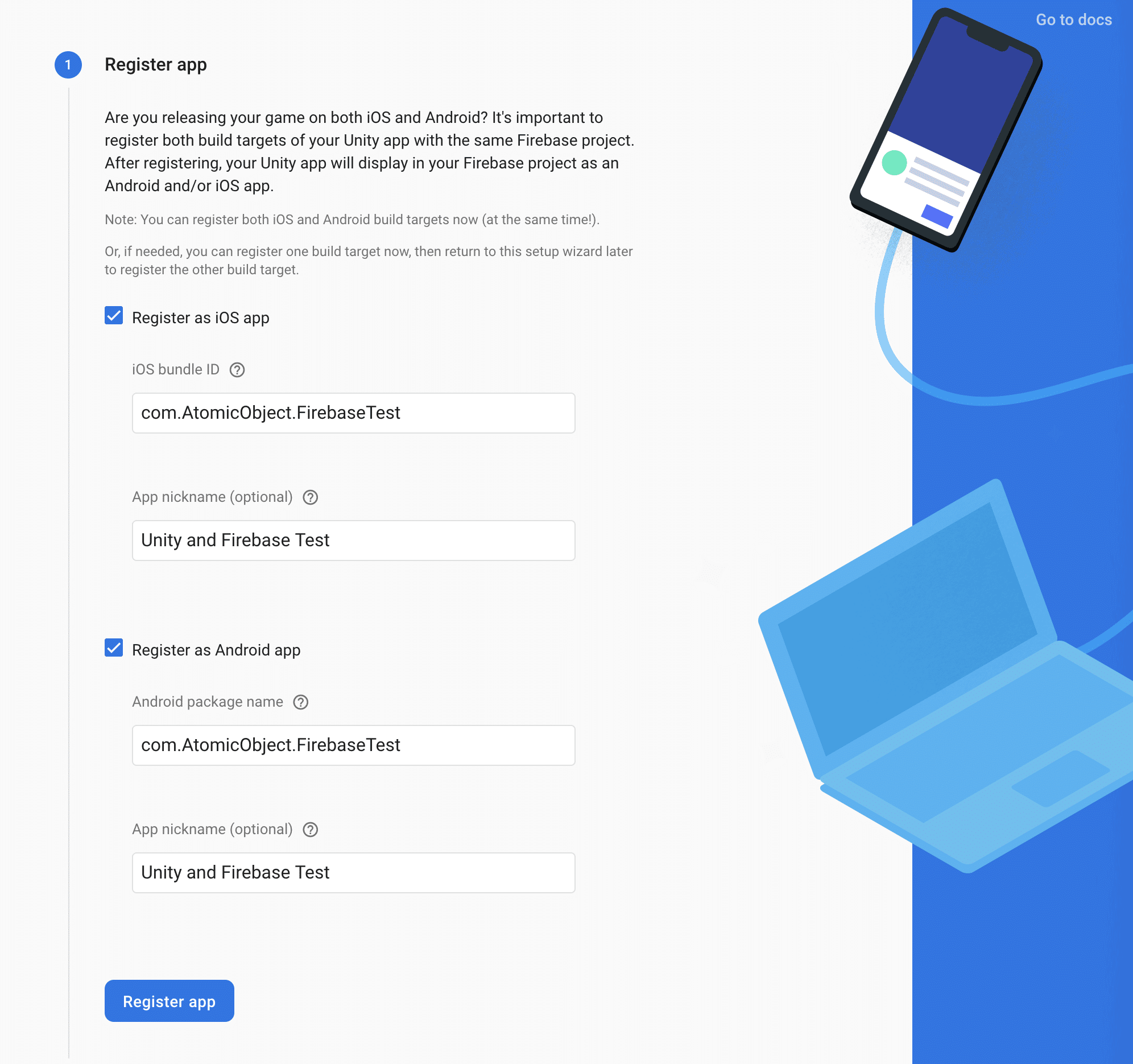Firebase with Unity – Part 1: Project Setup