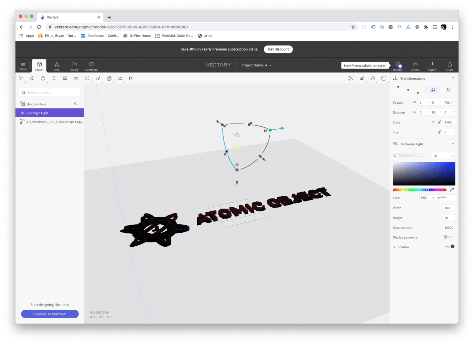 Creating a 3D Logo with Vectary