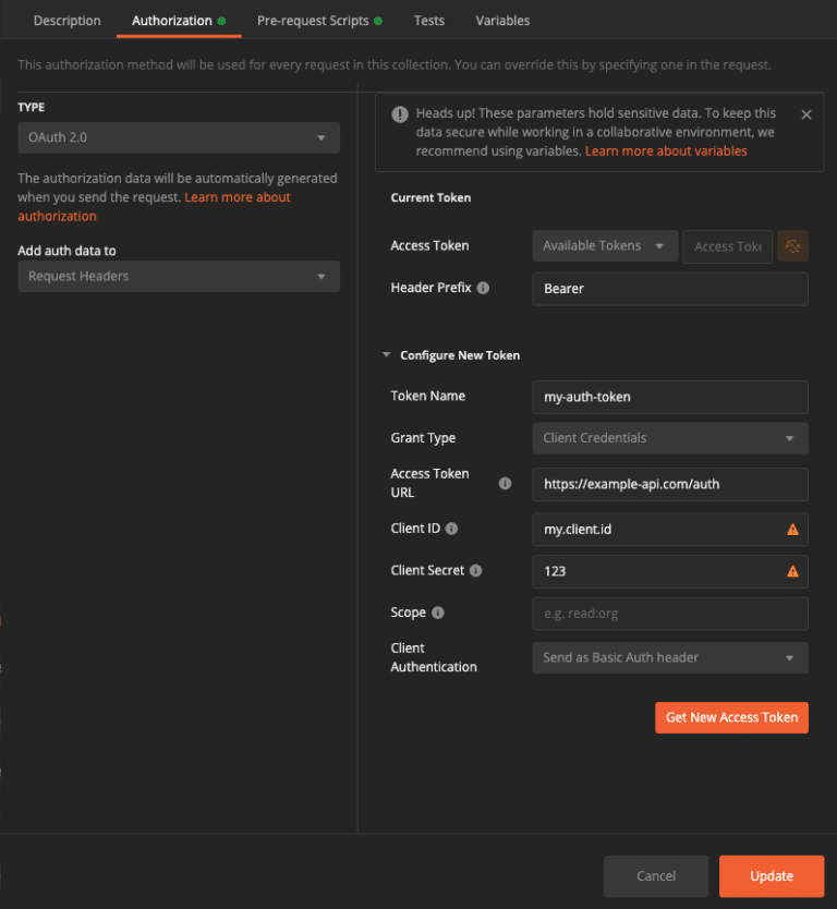 Automating Getting An Authentication Token With Postman