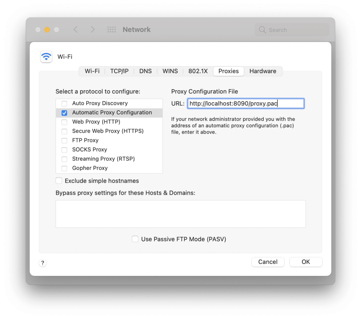 A Selective VPN for Mobile App Development