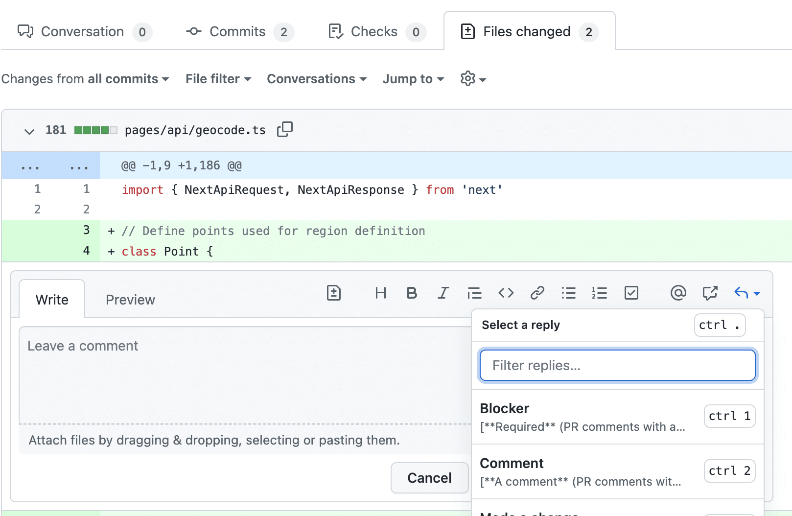 Use Github's Saved Replies to Supercharge Your Code Reviews