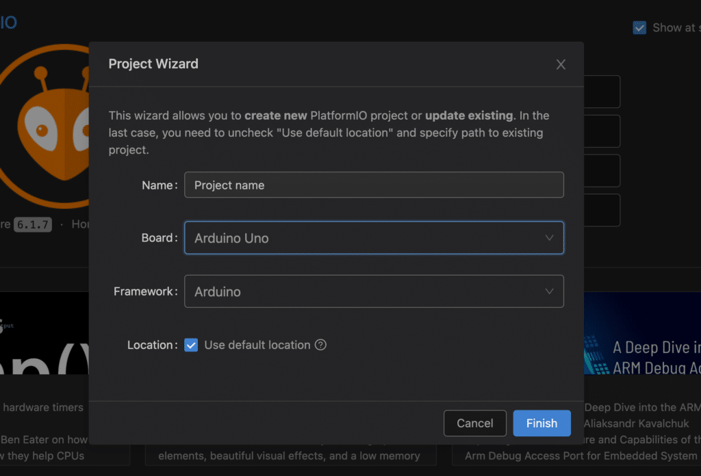 Programming for Arduino? Use Platform.io