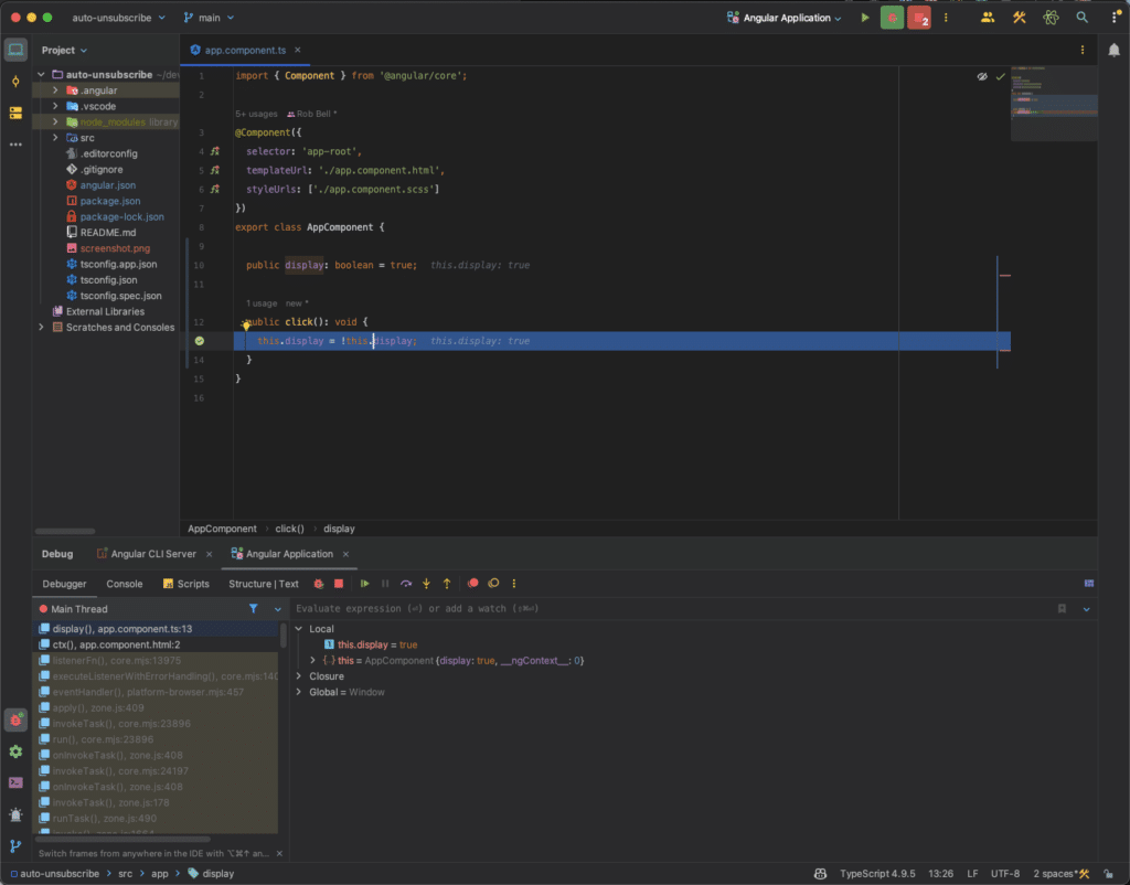Use Breakpoints, Not console.log in Your Angular Applications