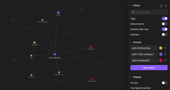 Use Obsidian for Complex Entity Documentation