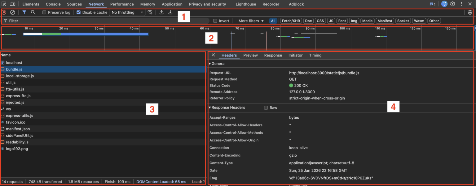 A Guide to Browser DevTools - The Network Monitor
