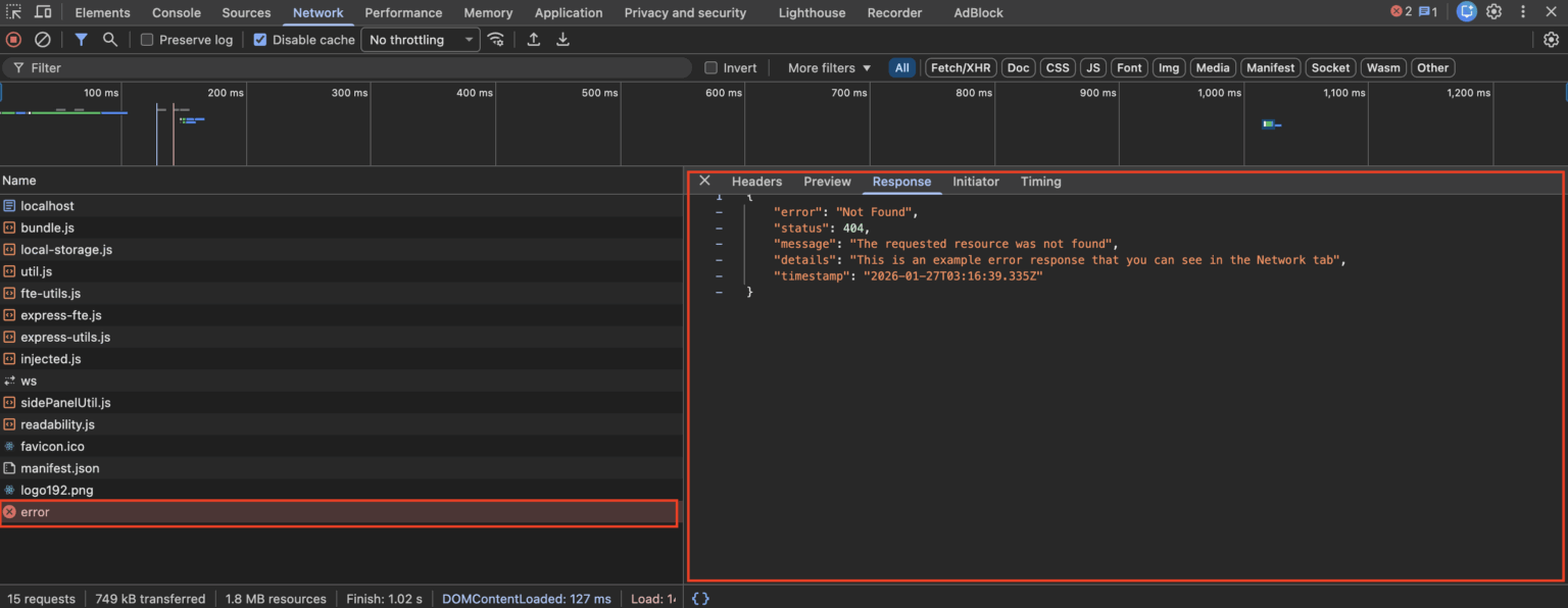 A Guide to Browser DevTools - The Network Monitor