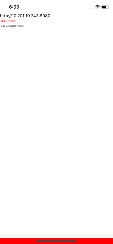 Running a Static HTTP Server in React Native