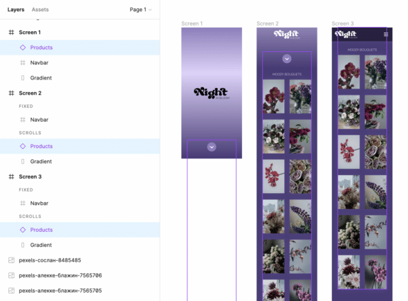 Figma: How to Animate on Scroll for a Sticky Header