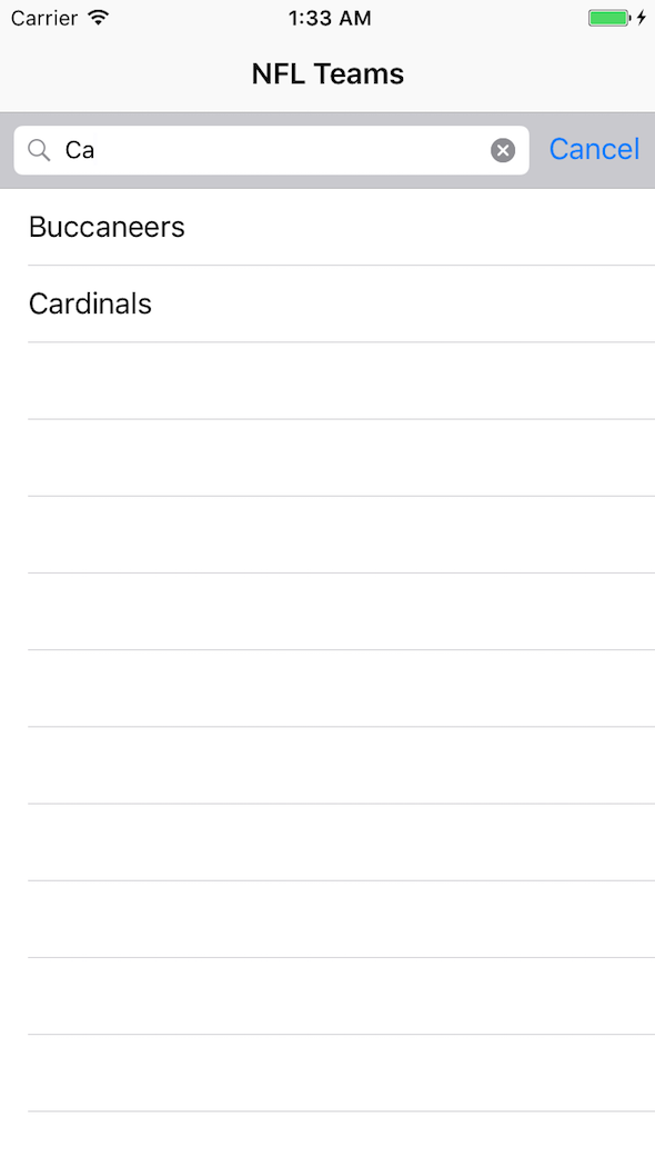 How To Use Uisearchcontroller To Add Search Your Uitableviews
