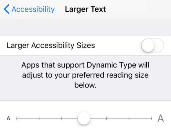 Handling Dynamic Type Changes in a Static UITableView
