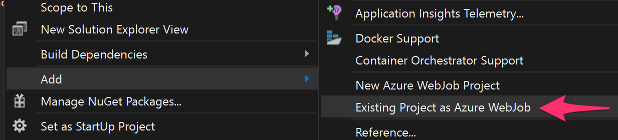 Creating Azure WebJobs in F#
