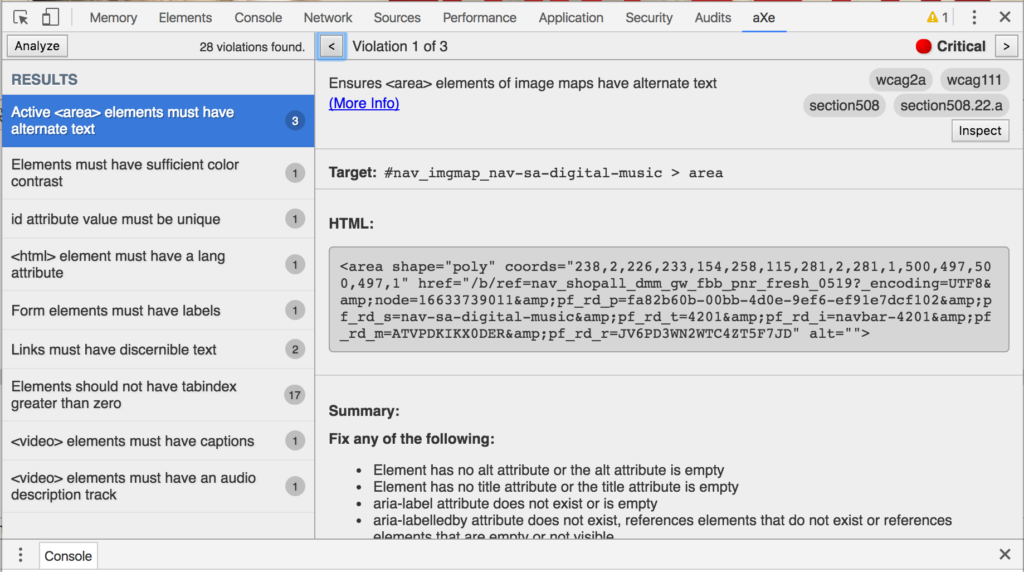 Four Free Tools For Automated Accessibility Testing Of Web Apps