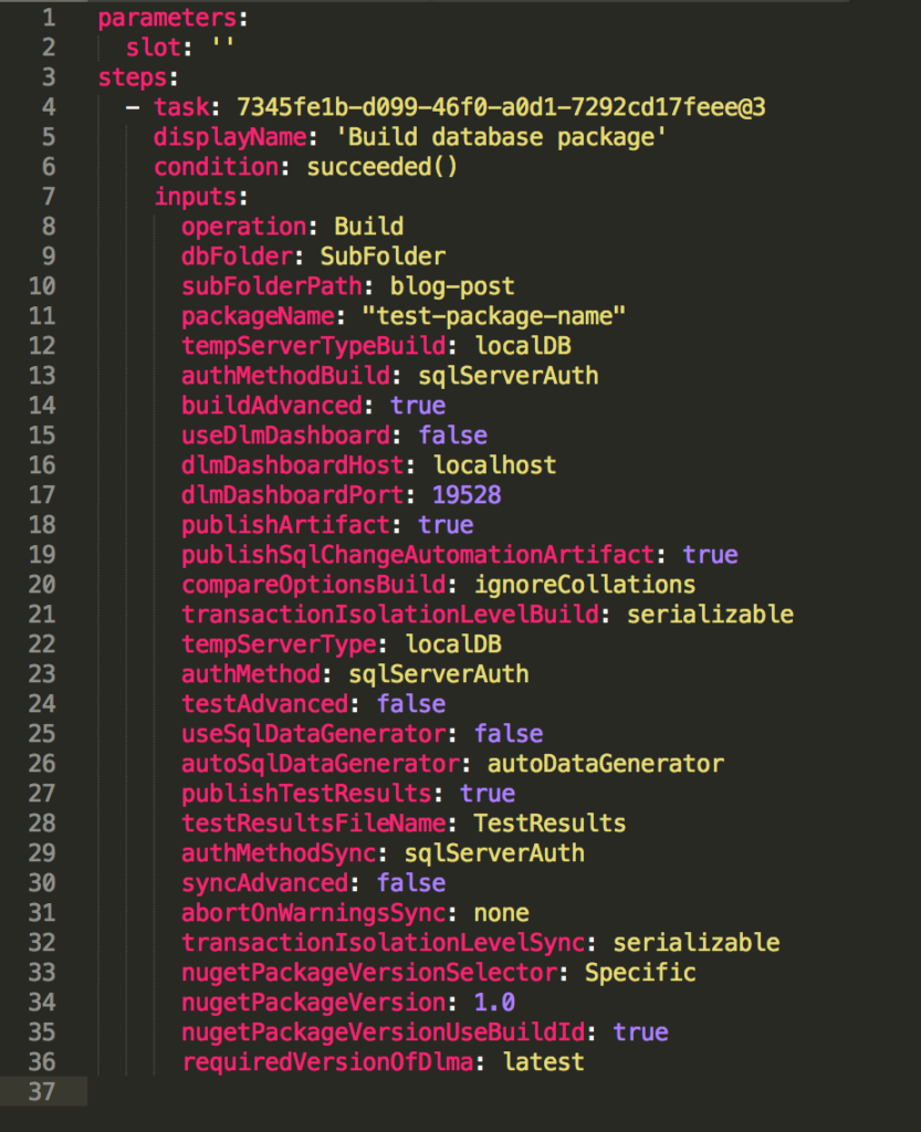 Moving Task Groups to YAML Builds in Azure DevOps