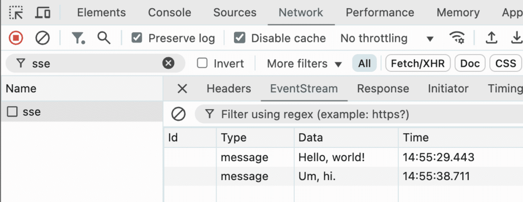 Use Postgres Listennotify Server Sent Events