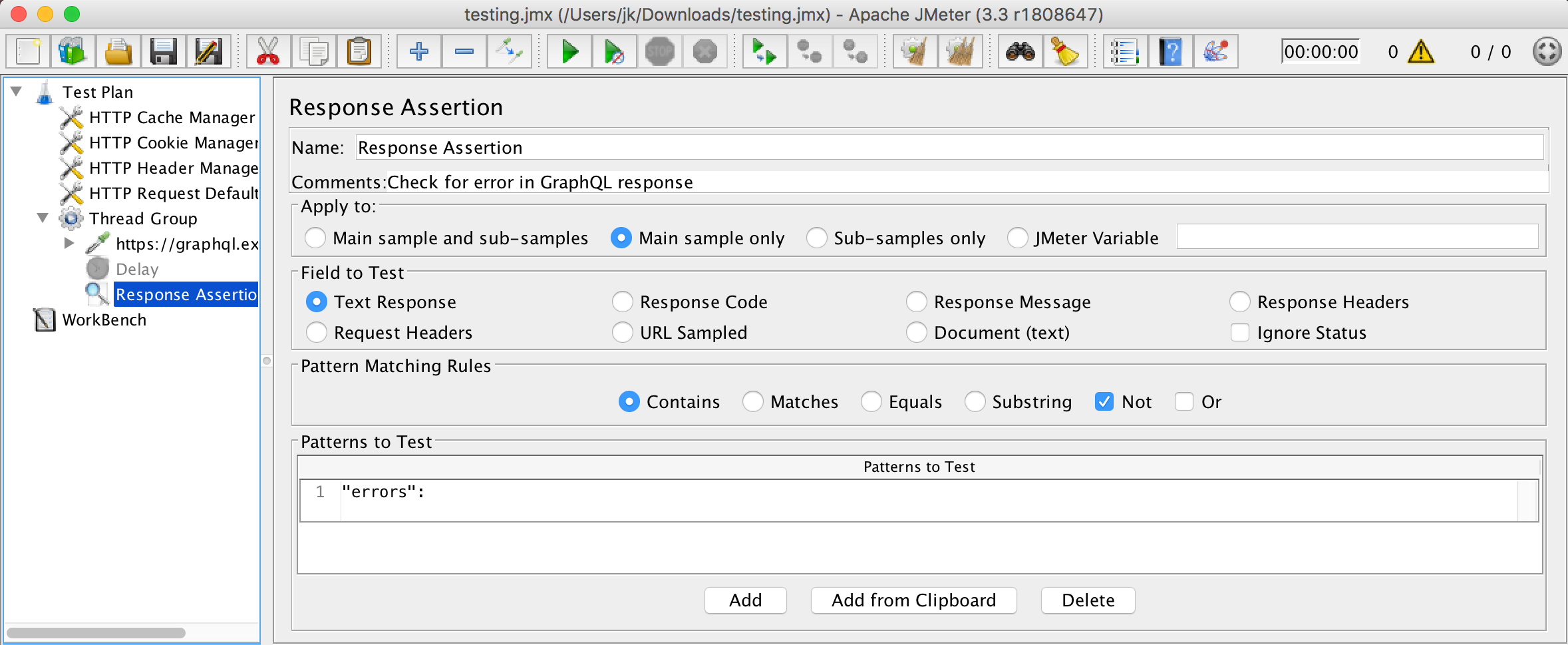 How to Check for GraphQL Errors with JMeter
