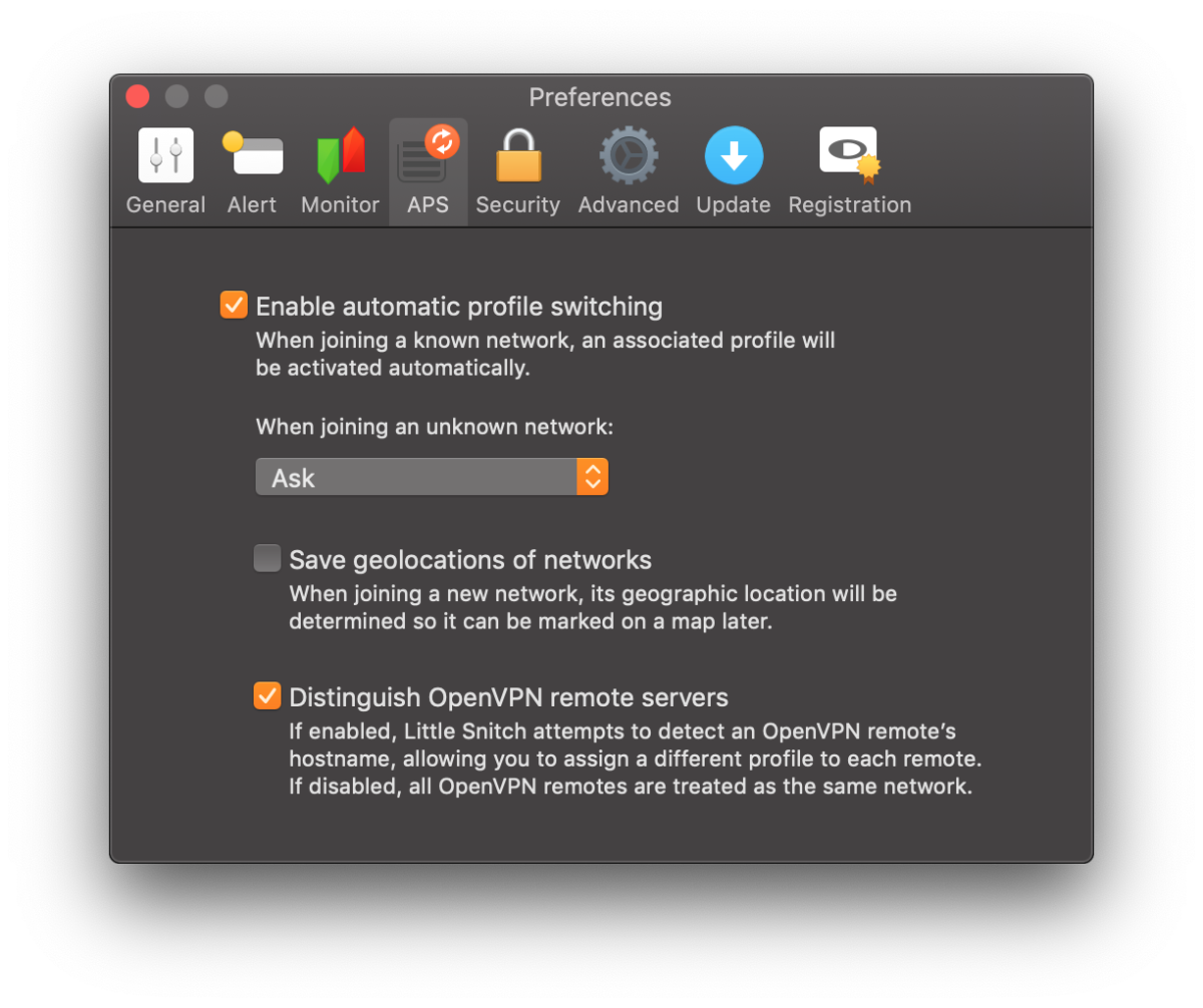 Supplementing your VPN with Little Snitch