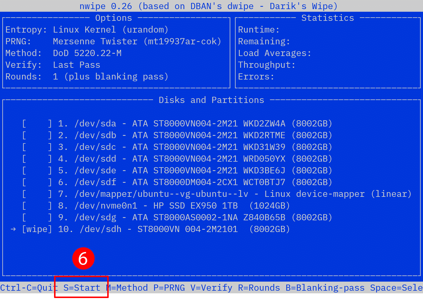 Securely Erase Hard Drives in 6 Easy Steps with nwipe
