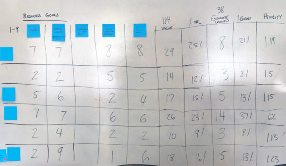 How to Prioritize Potential Projects with Relative Weighting