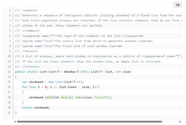 Sliding Window in C#: A Reusable and Efficient Approach